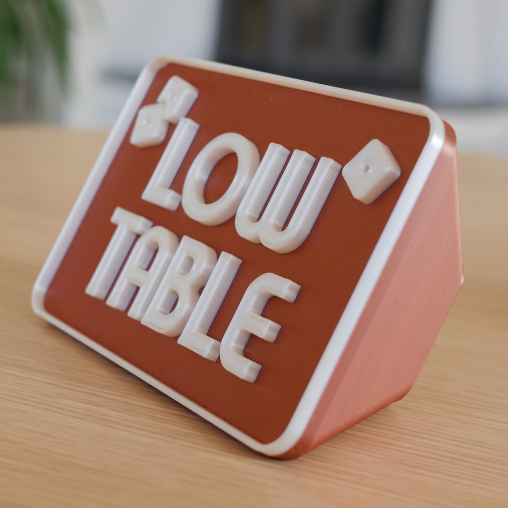 Bunco Table Signs by 3DPrintDad | Download free STL model | Printables.com