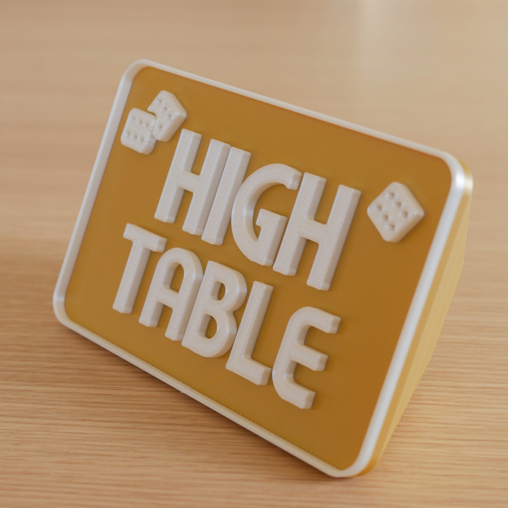Bunco Table Signs by 3DPrintDad | Download free STL model | Printables.com