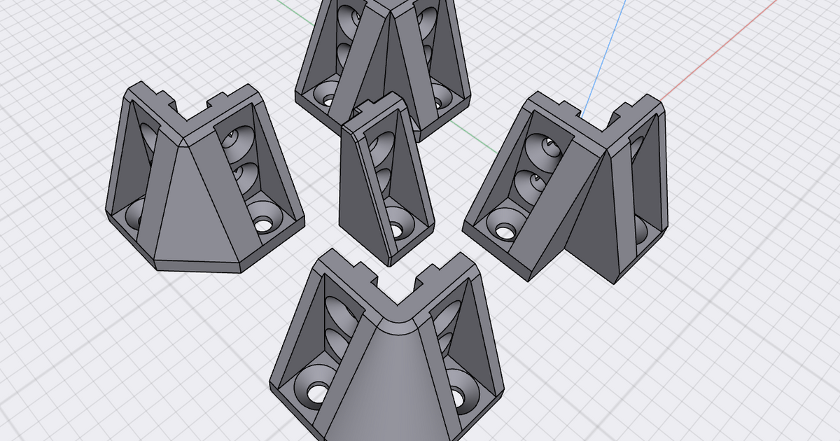 Aluminium profile rig by voyczech | Download free STL model ...