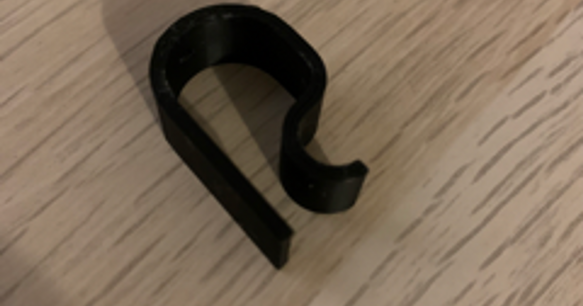 Parametric Cable Clip by Simon B | Download free STL model | Printables.com