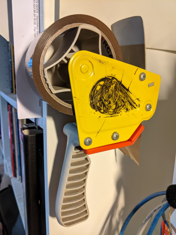 Tape gun wall mount by ThomasQuinot | Download free STL model ...