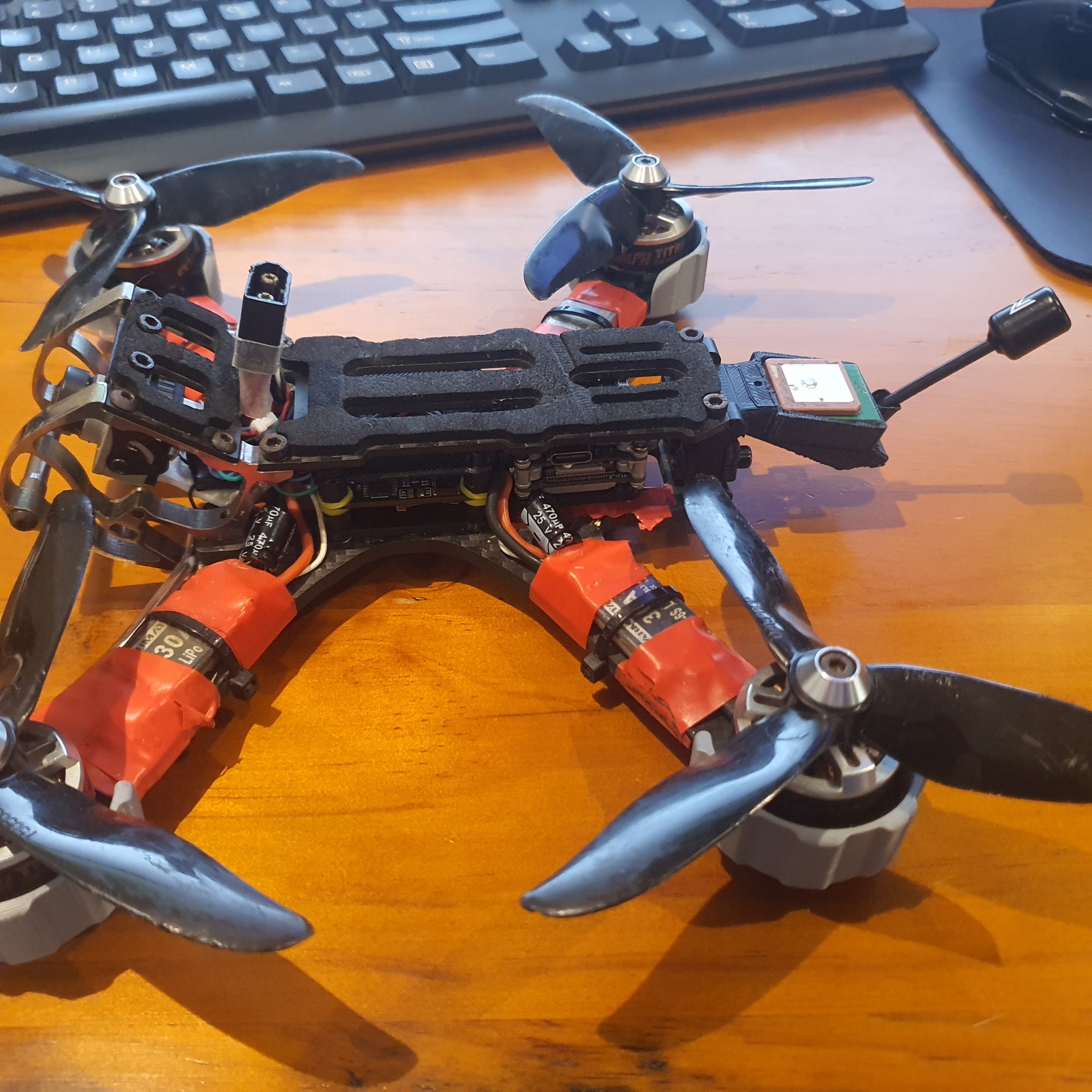 chameleon ti tbs m8 gps mount by Deviant FPV | Download free STL model ...