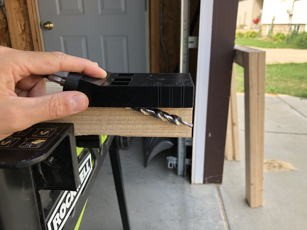 Pocket Hole Jig w/ sleeve bearings (openscad) by renschler | Download ...