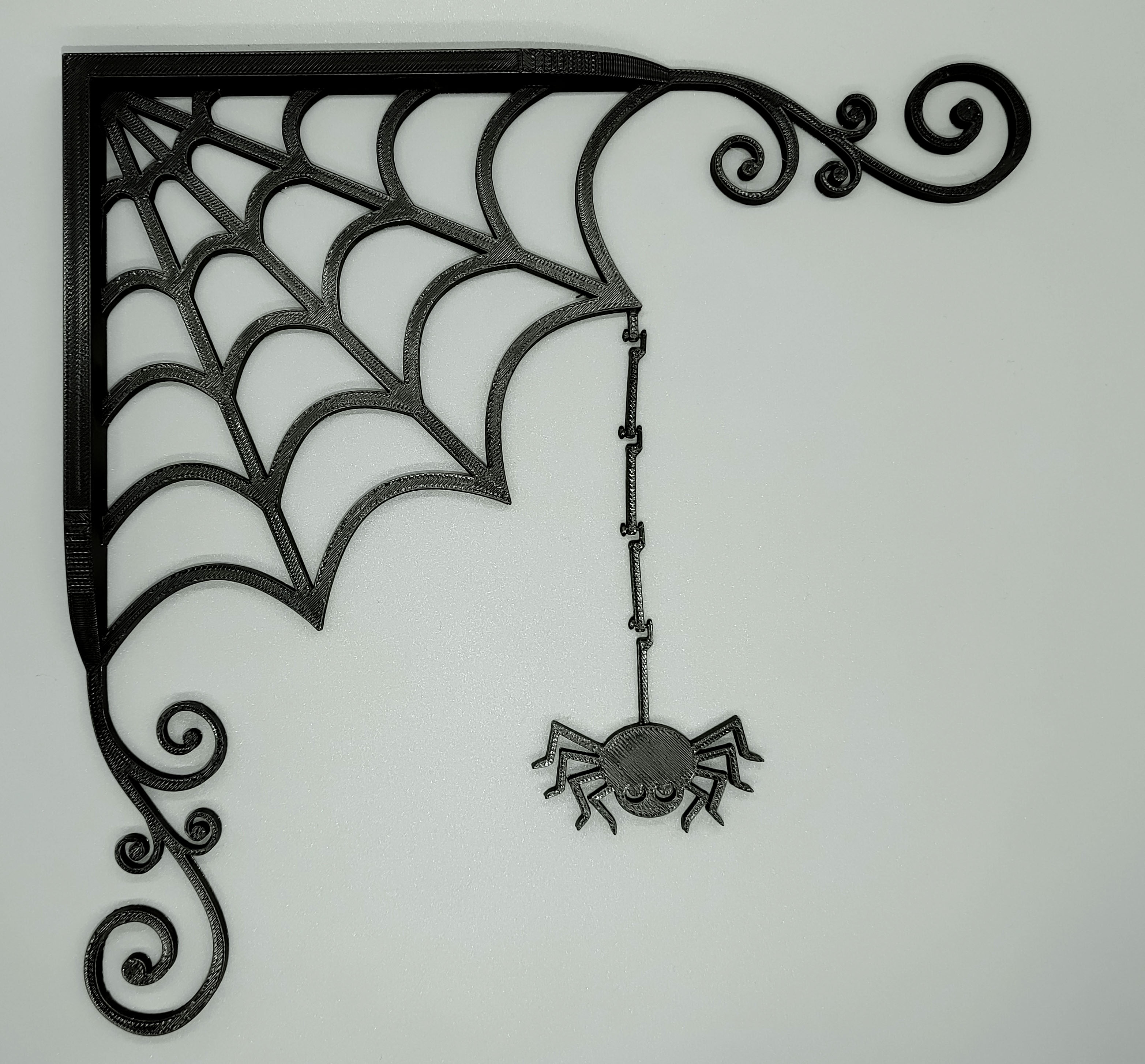 Magnetic Corner Print-in-Place Spiderweb Halloween Decoration by ...