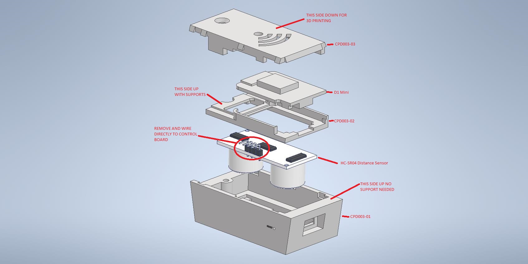 Car Presence Detector Housing by Kal318 | Download free STL model ...