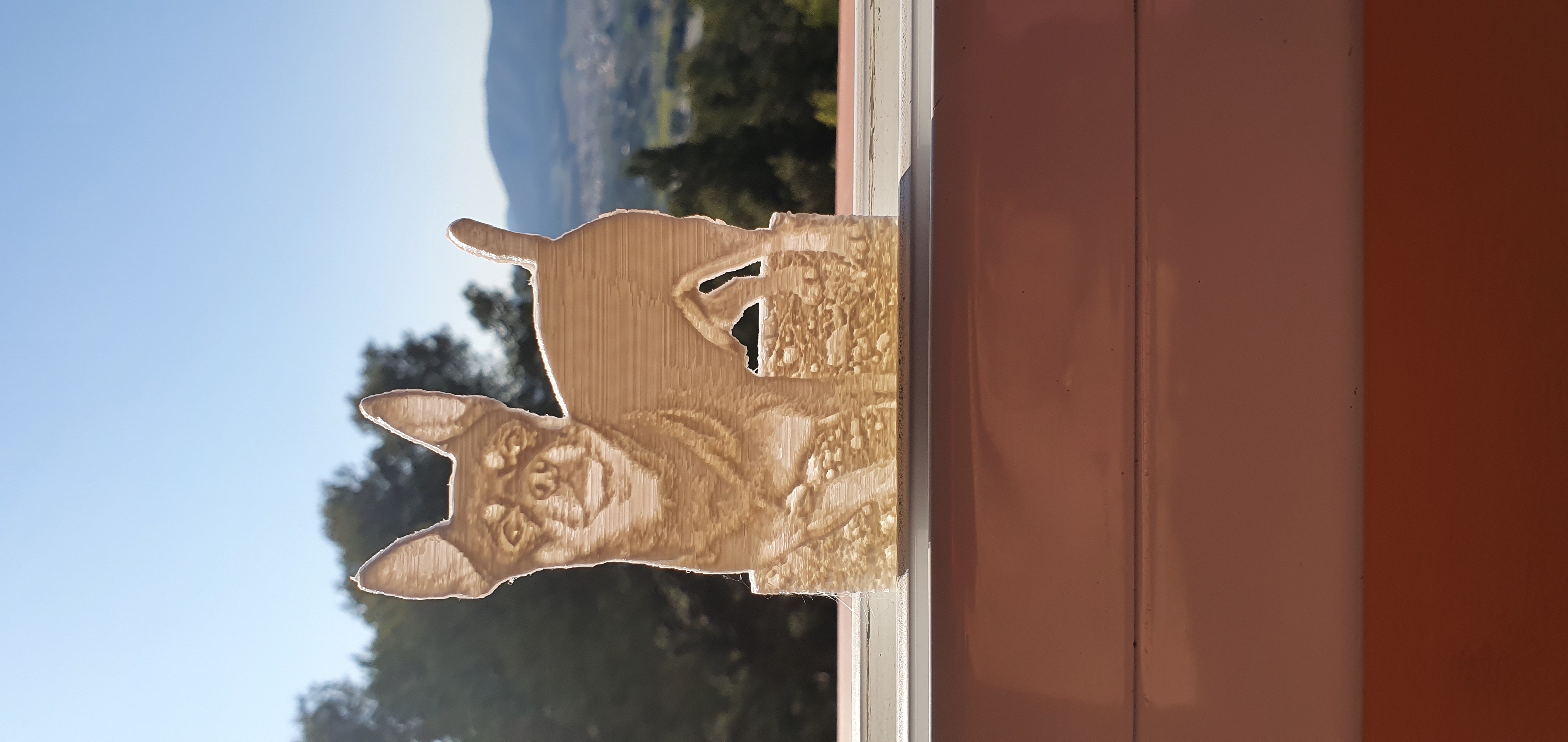 litofonia de un perro en escultura por Rimicri | Descargar modelo STL ...