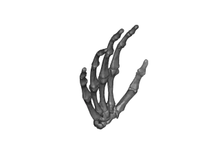 Skeleton hand for halloween! by Maker81 | Download free STL model ...