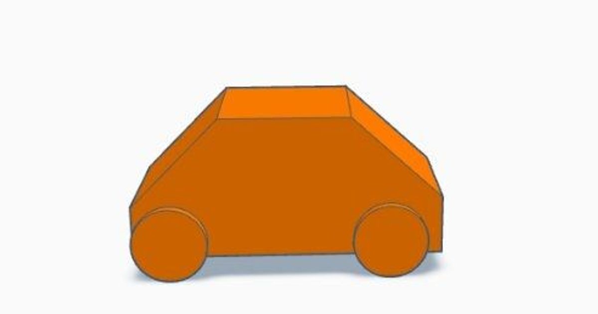 Simple car by FireBoom-3D | Download free STL model | Printables.com