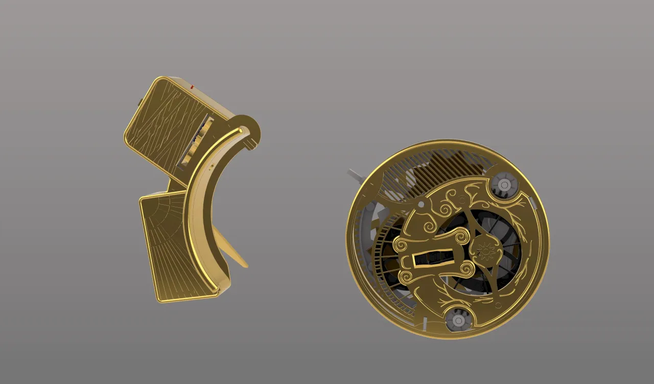 Mechanical stopwatch by Martin Dobšovič | Download free STL model ...
