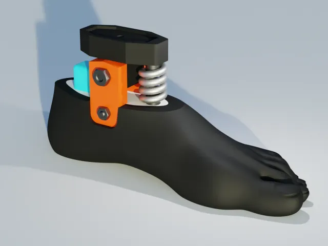 Prosthetic Foot Prototype by Make3D Company Limited | Download free STL ...