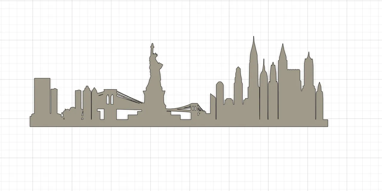 New York Skyline by ELVISART | Download free STL model | Printables.com