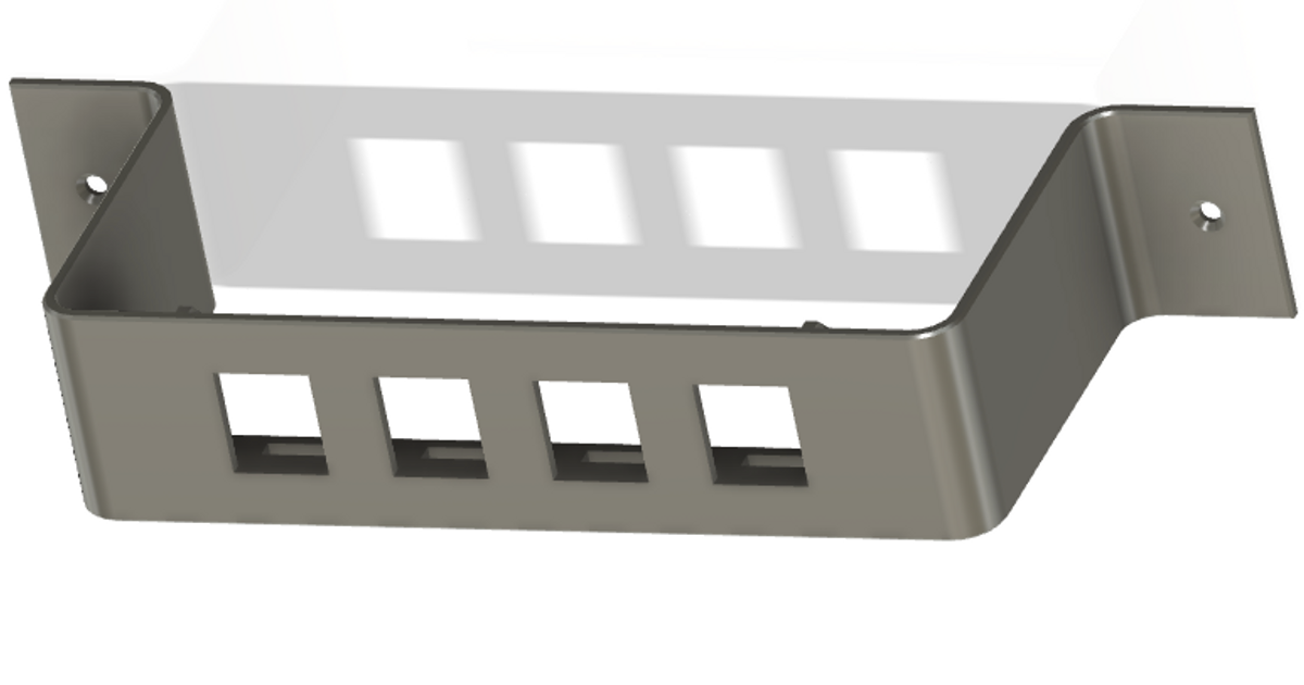 Small Keystone panel 1x, 2x and 4x by danielkrah | Download free STL ...