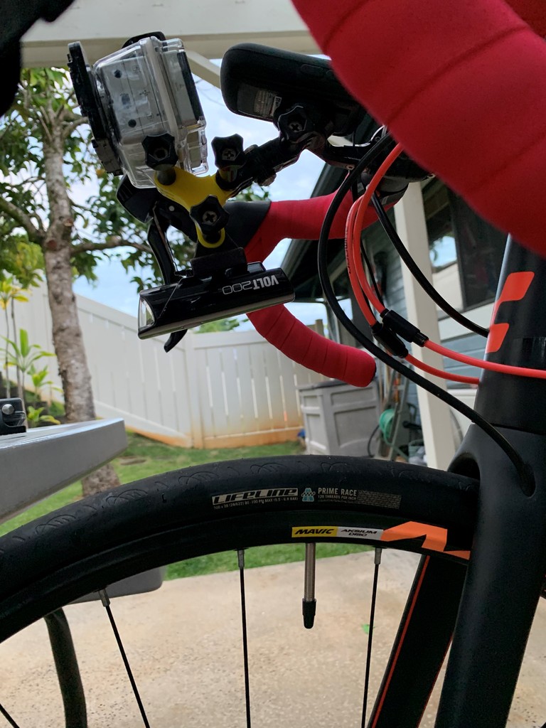 Dual GoPro Mount for Bike out front Mounts by Monkichi57 | Download ...