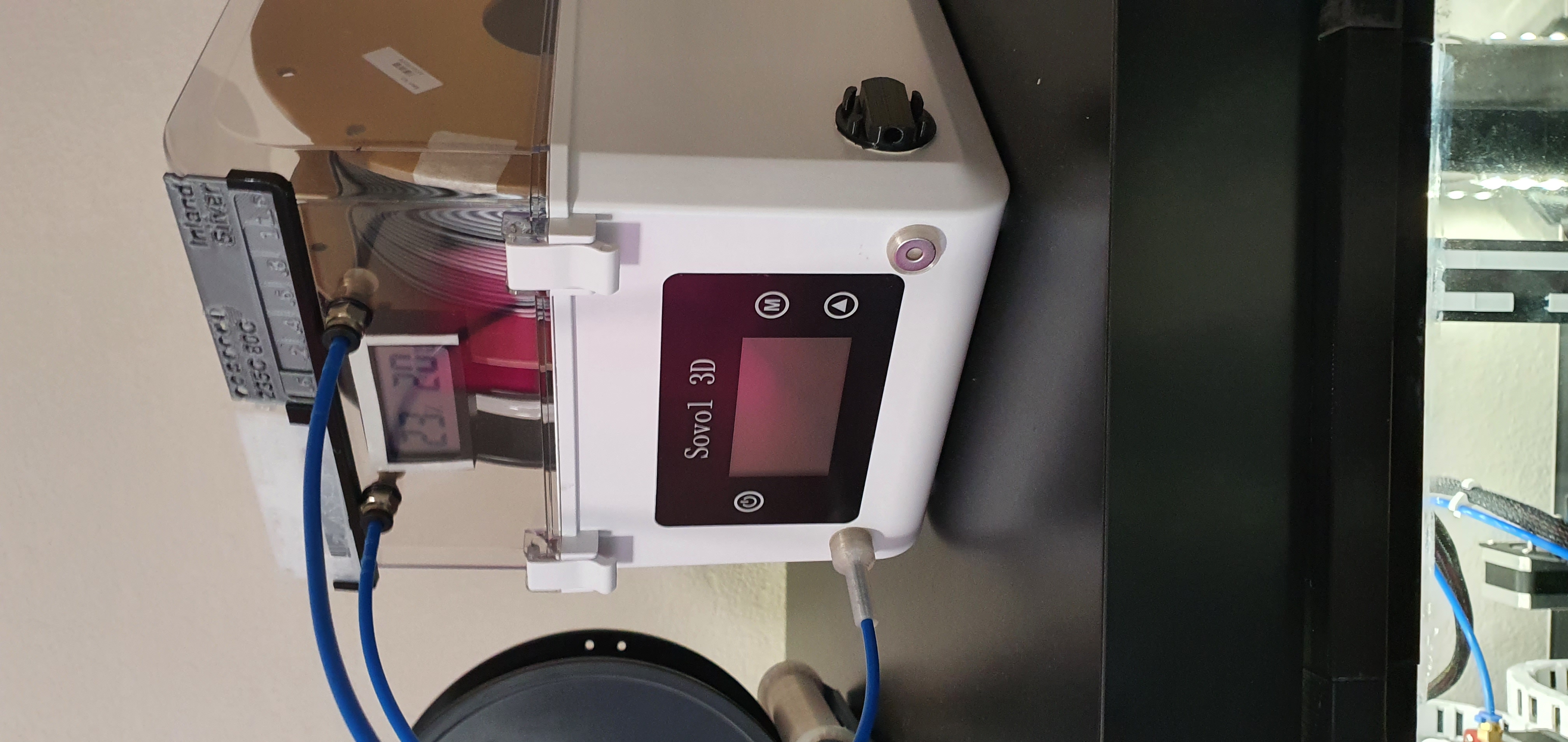 Magnetic Filament Pass and PTFE Connector for Ikea Lack Enclosure von ...
