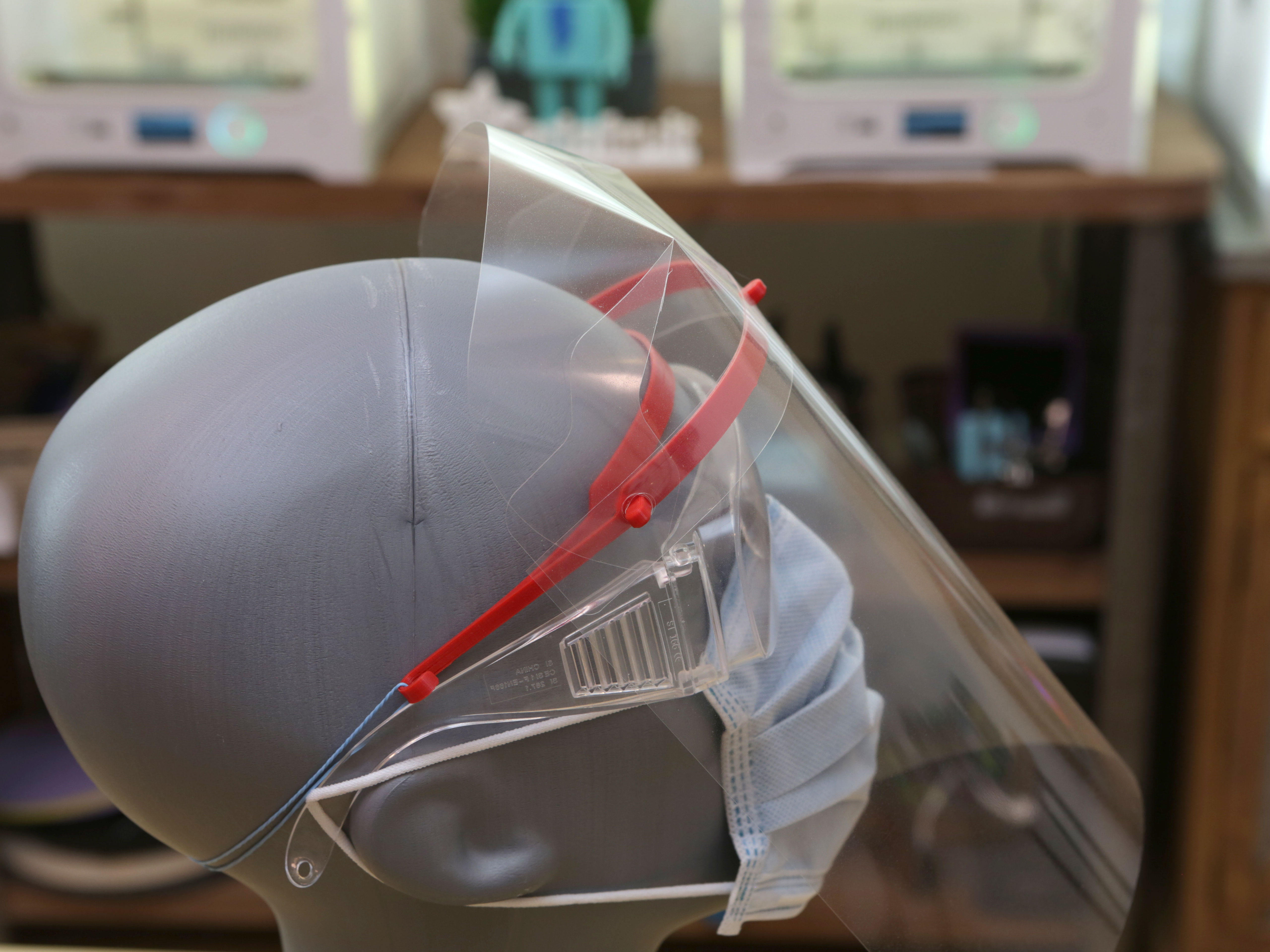 Visor Face Shield for Small Printers by Adafruit | Download free STL model | Printables.com