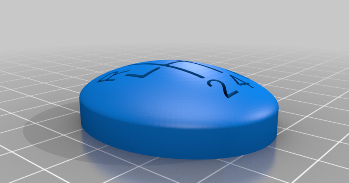Renault Espace IV Shift Knob Plate by Mazori | Download free STL model ...