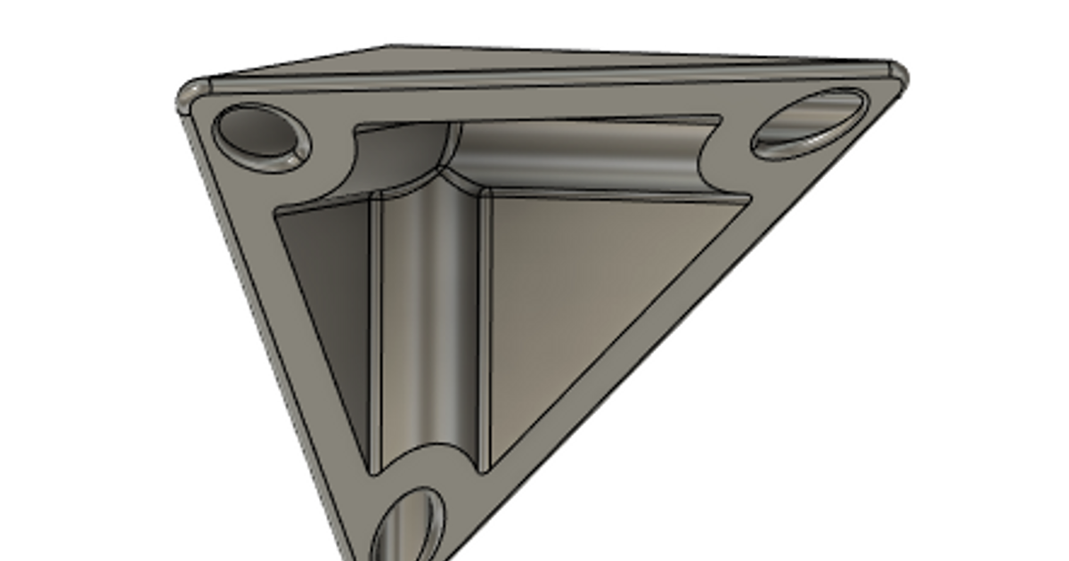 1/4" Dowel Box Frame Corner by jdabloon | Download free STL model ...