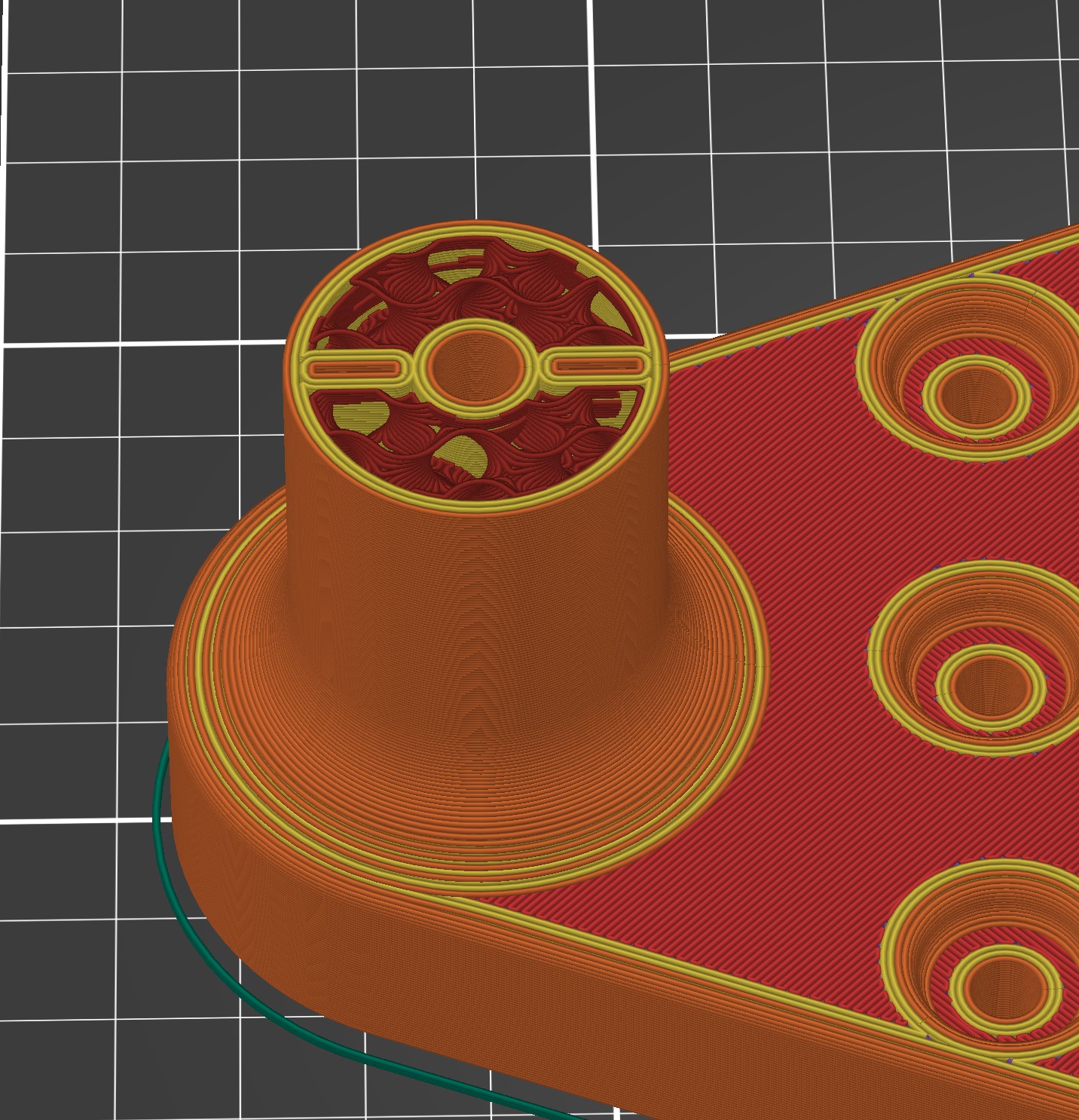 Simple Bench Top or Side Mount Large 5Kg Filament Spool Holder - One ...