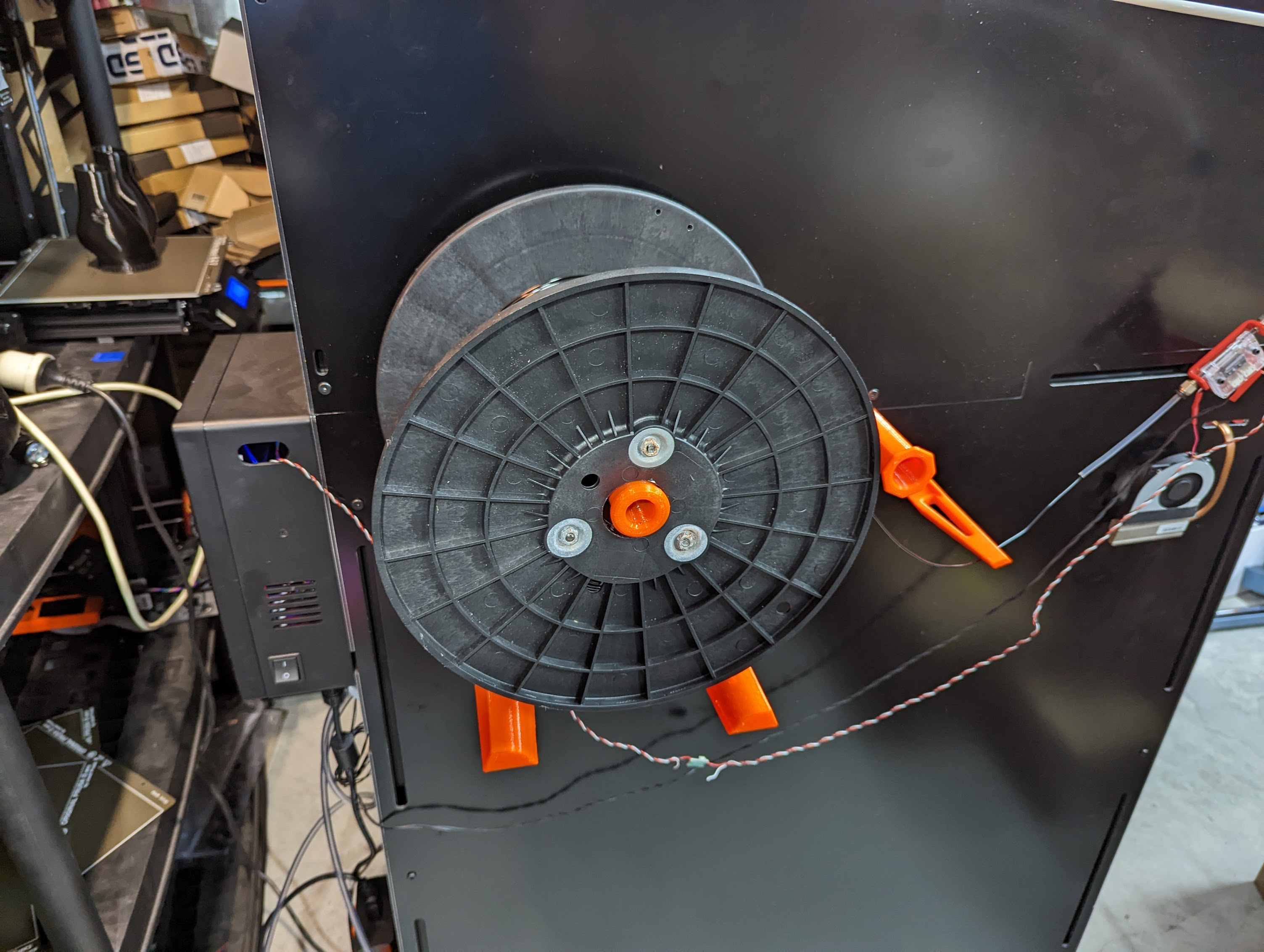 Simple Bench Top or Side Mount Large 5Kg Filament Spool Holder - One ...