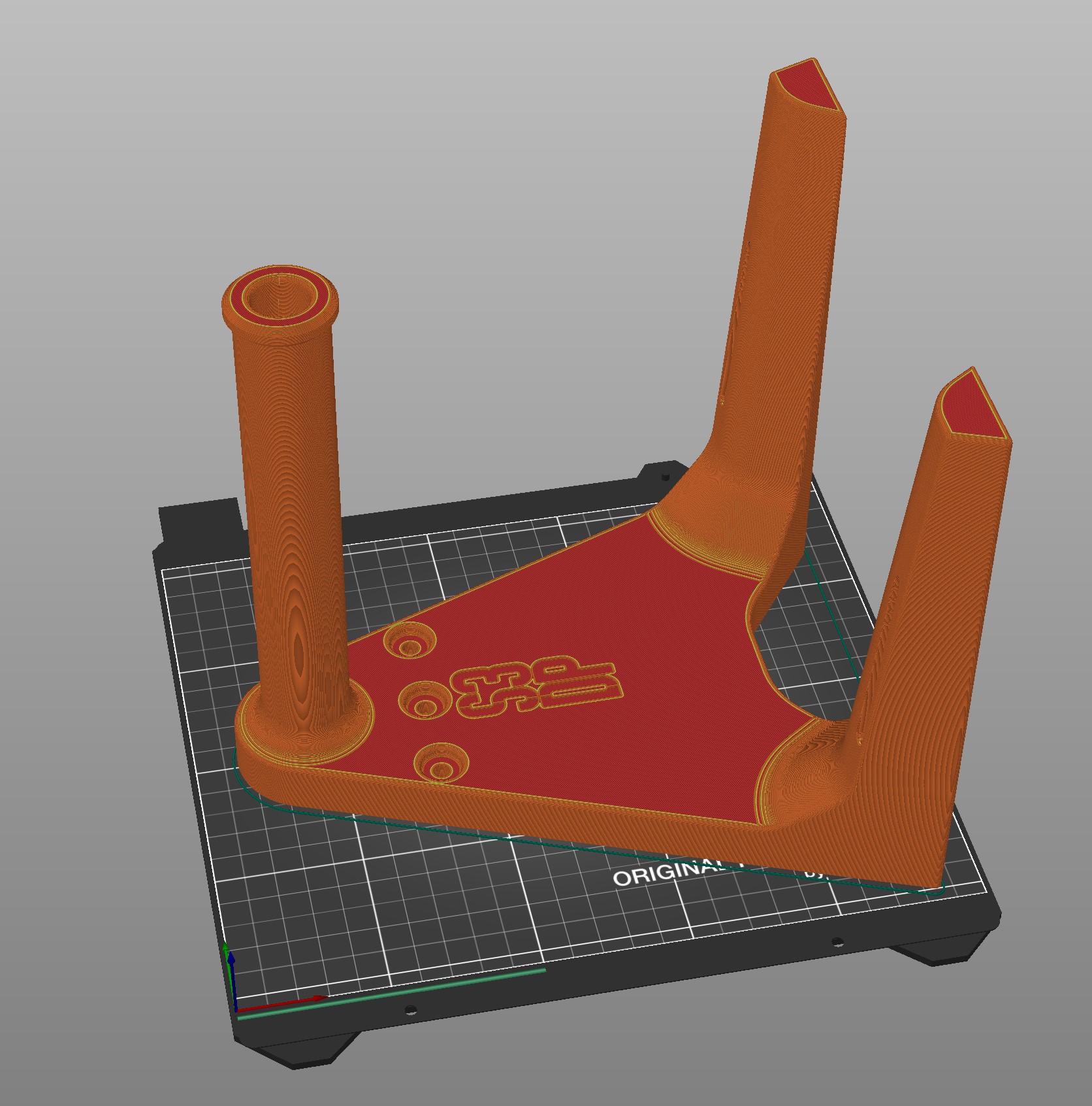 Simple Bench Top or Side Mount Large 5Kg Filament Spool Holder - One ...