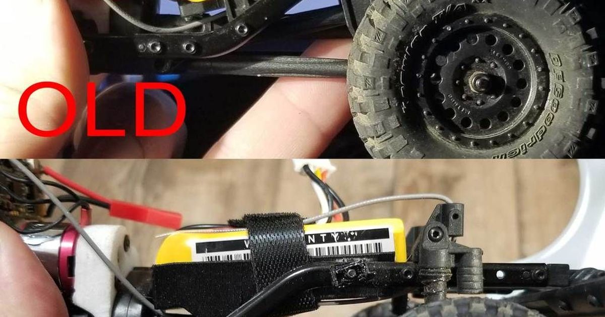 SCX24 low cg battery tray by Robert Posey | Download free STL model ...