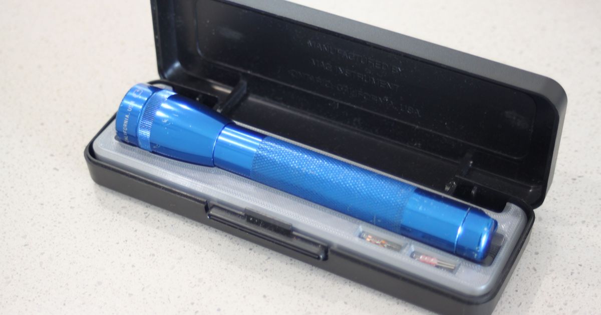 Replacement housing for Maglite mini case by SteveW91 | Download free ...