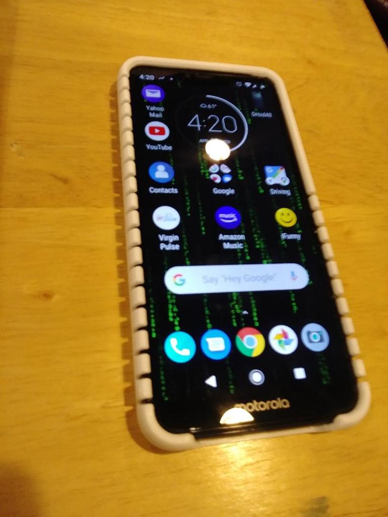 Motorola Moto G7 Supra/Power Bumper Case (Cricket) by DeJaVuDu ...