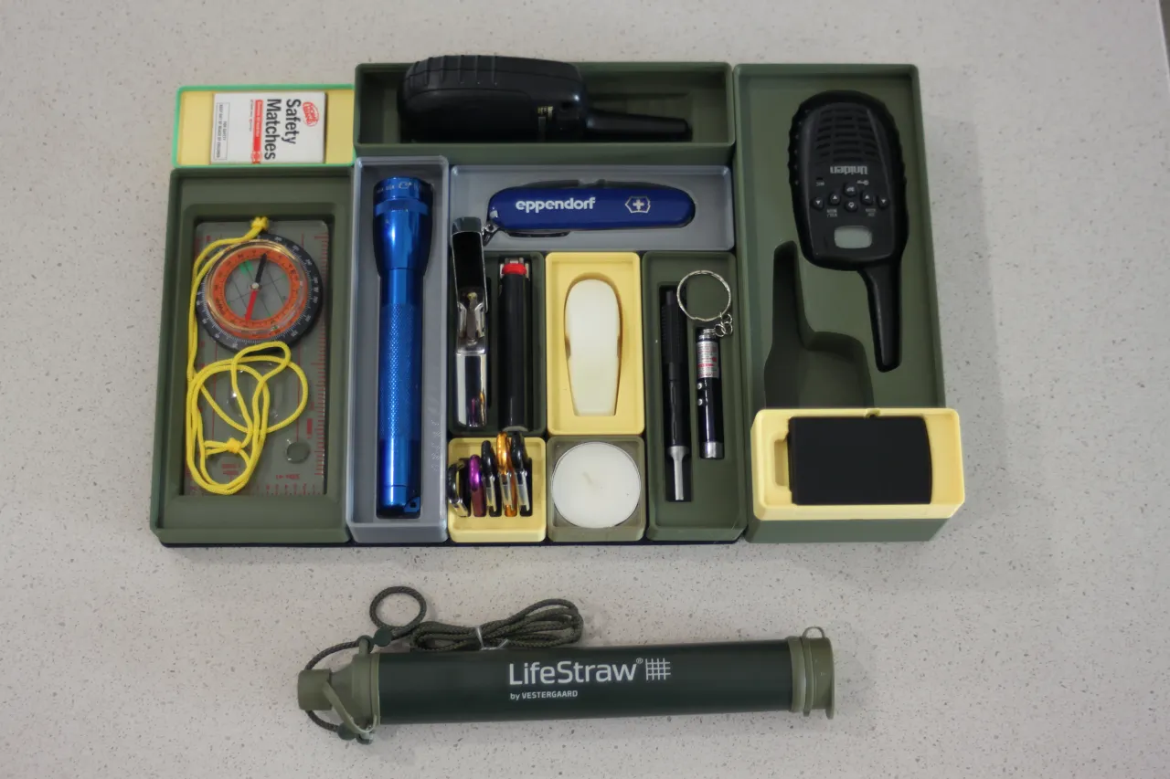 Gridfinity Survival Kit by SteveW91 | Download free STL model ...