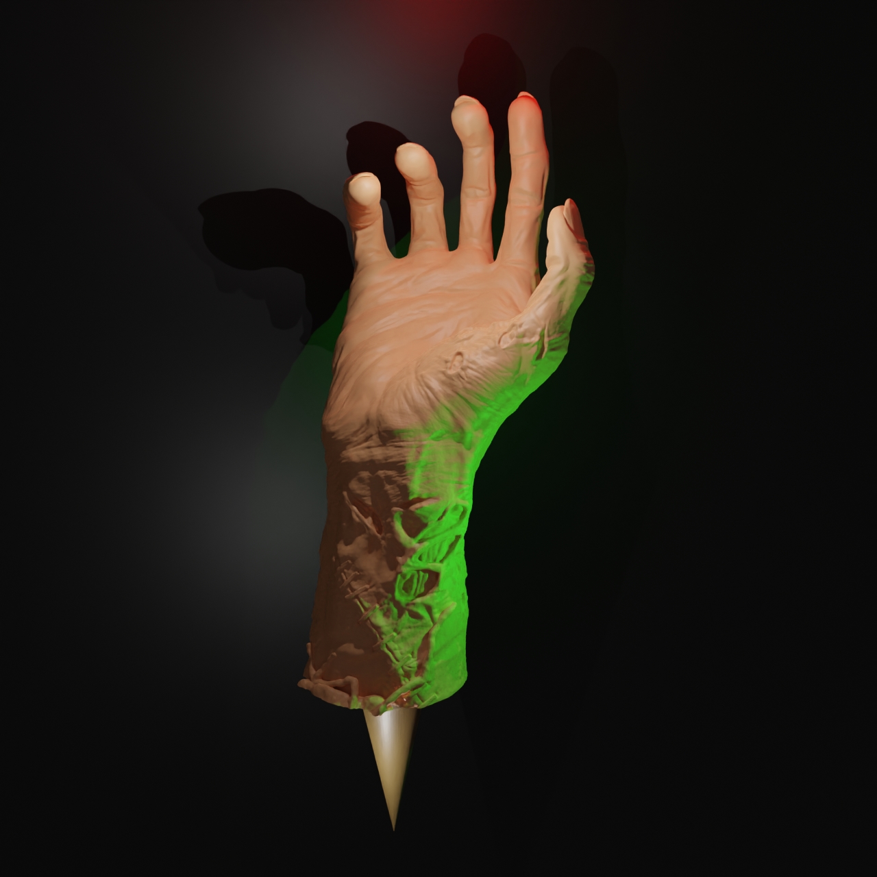 Zombie hand for halloween! Supportless and with ground stake. by ...