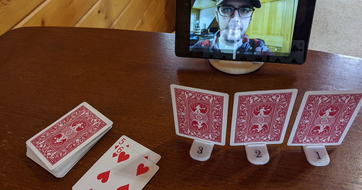 Video Chat Card Holders by Mark DeYoung | Download free STL model ...