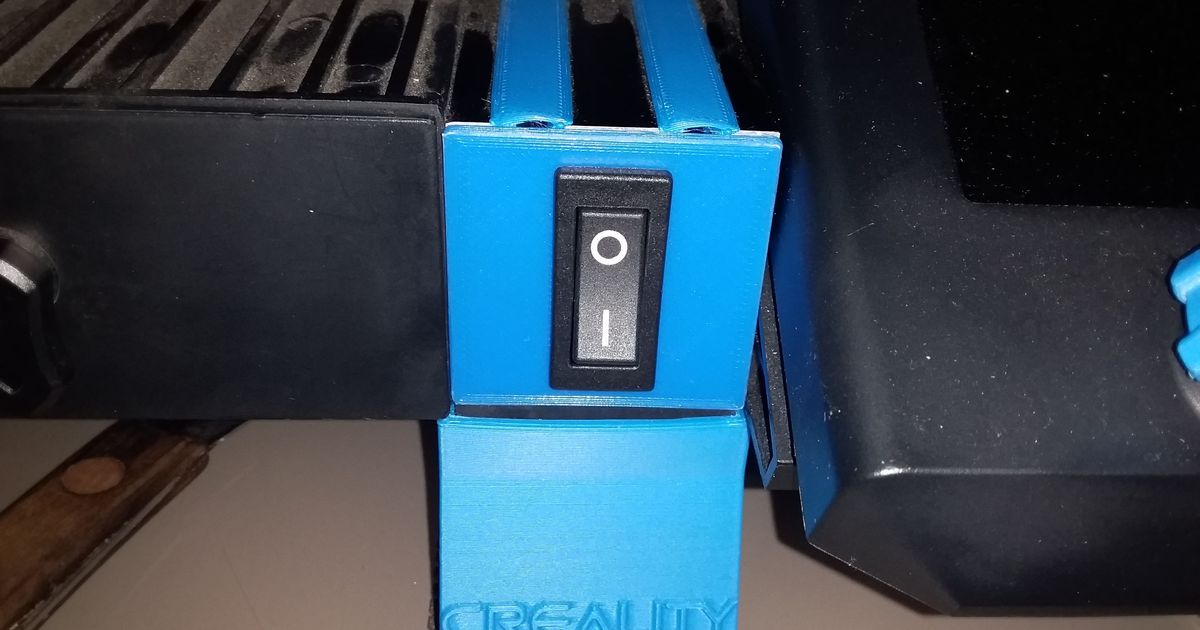 Ender 3 v2 4040 Front Switch Plate by Mark | Download free STL model ...