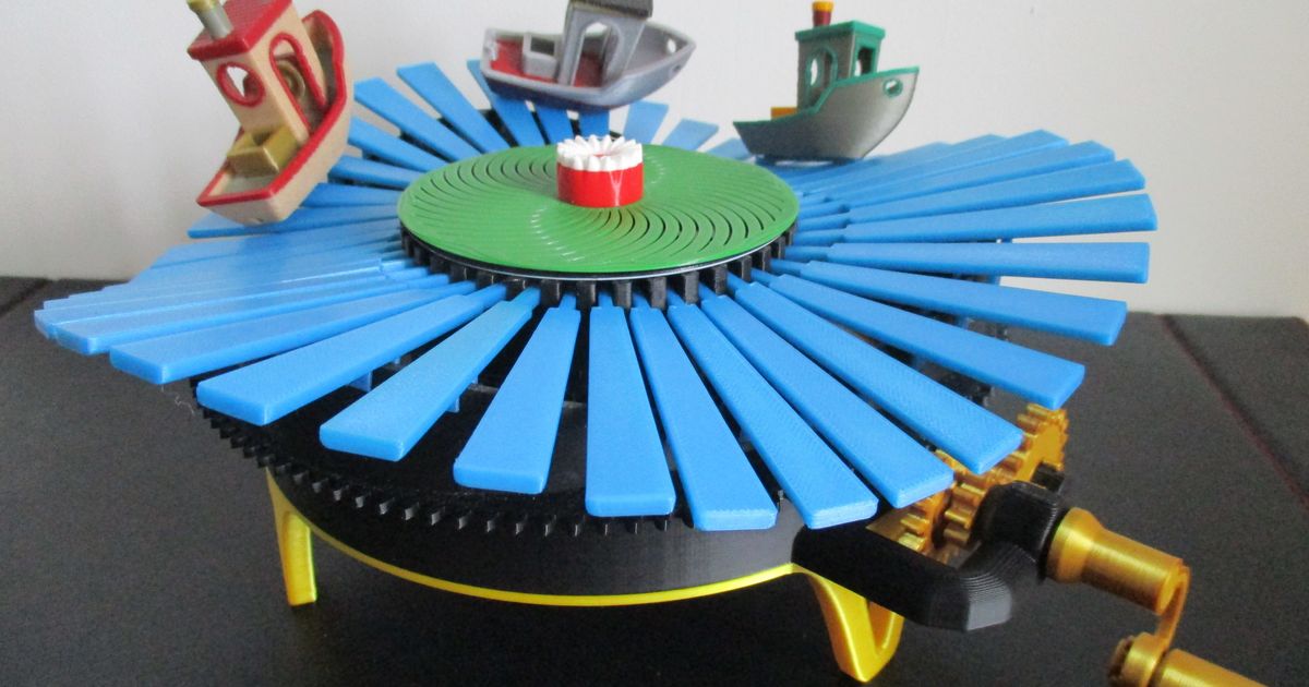 Kinetic wave for your Benchy by M4NU | Download free STL model ...