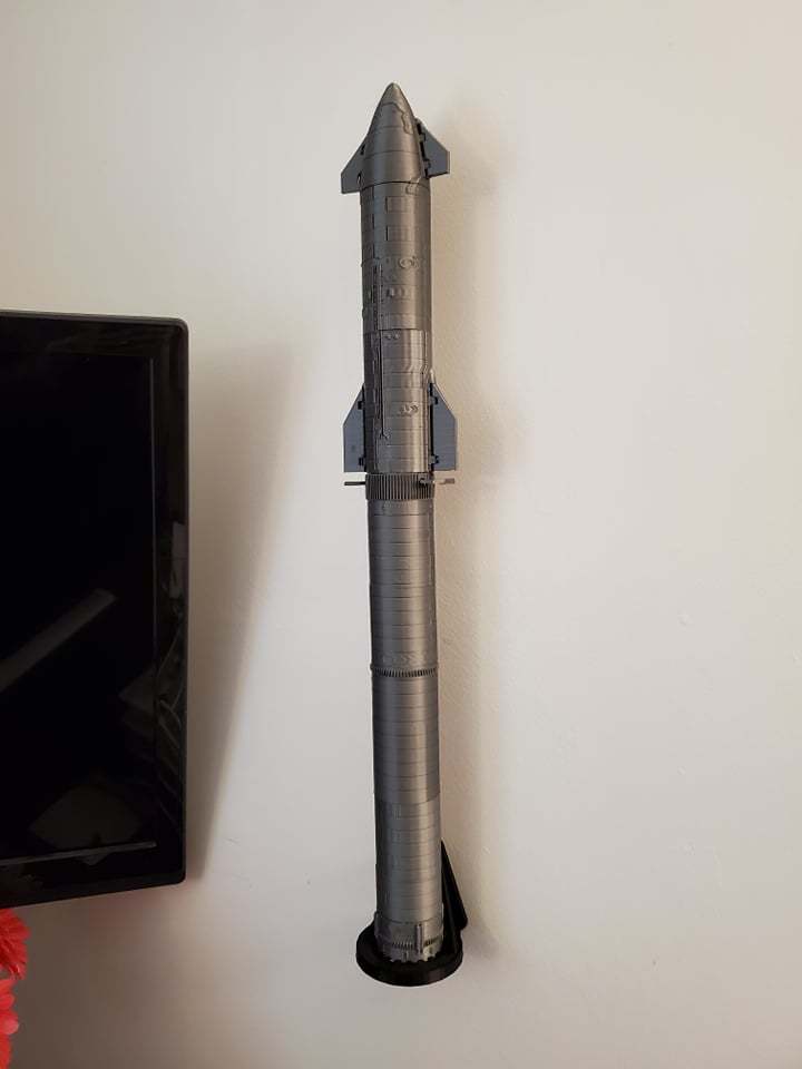 Starship Wall Mount Pad by JLmike7 | Download free STL model ...