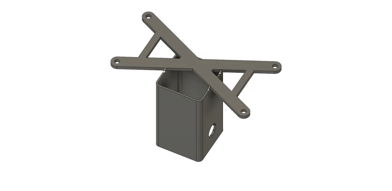 Hitch Receiver License Plate Mount by mattadata | Download free STL ...