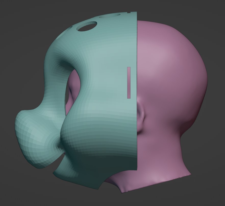 Generic Kemono-style Fursuit Head Base por WynnieTheFloof | Descargar ...