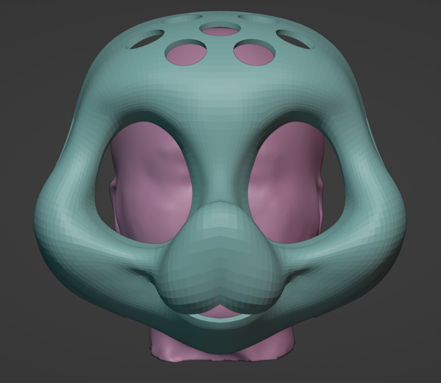 Generic Kemono-style Fursuit Head Base por WynnieTheFloof | Descargar ...