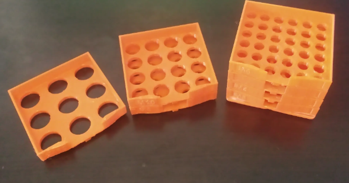 Small Parts Sorter by GlitchPrinter | Download free STL model ...