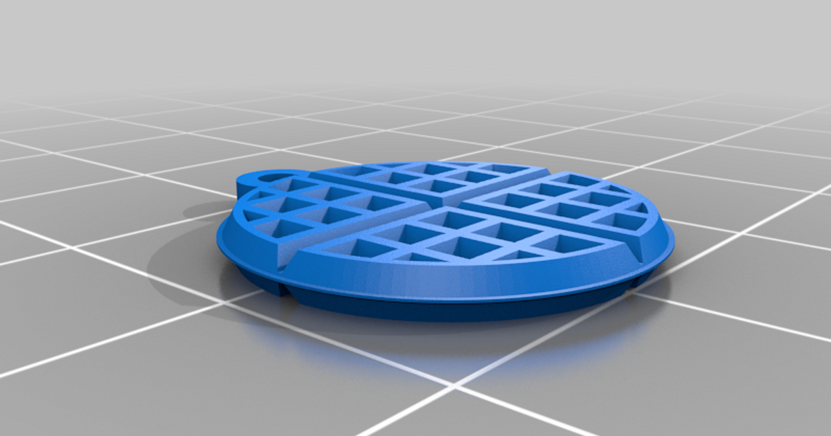 Waffle Earrings by Brian Wheeler | Download free STL model | Printables.com