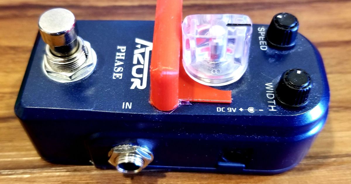 Azor Electric Guitar Pedal Knob Guard by AKA | Download free STL model ...