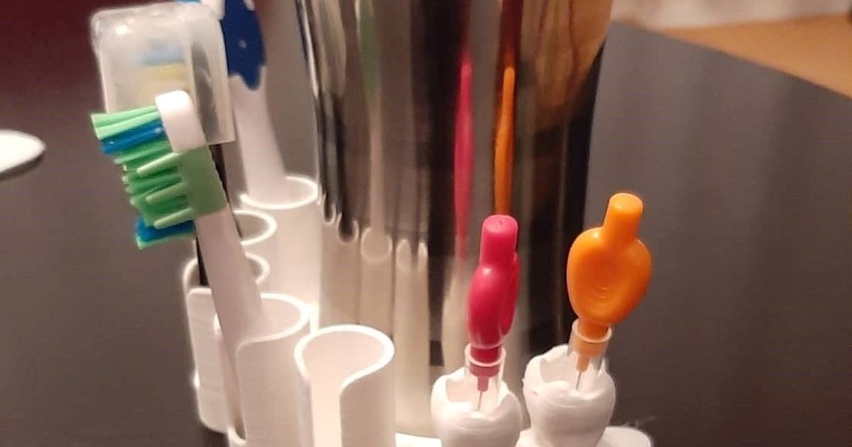 tooth brush holder by Ján Domen | Download free STL model | Printables.com
