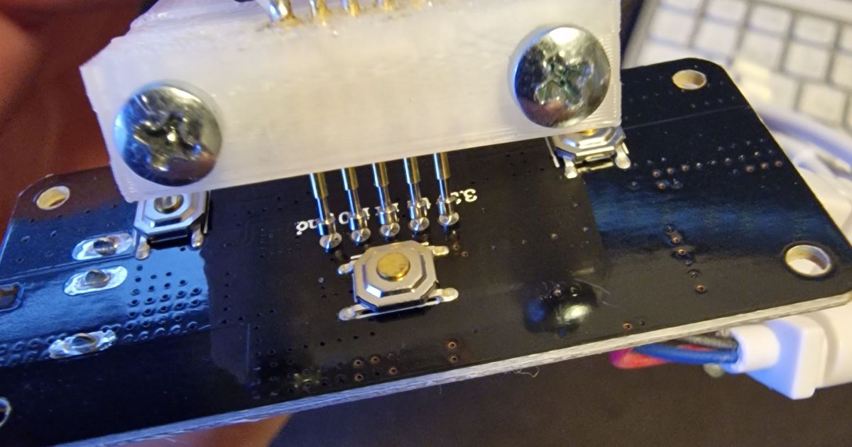 Programming clip for 2.0mm and 2.54mm spacing by Meanmrgreen | Download ...