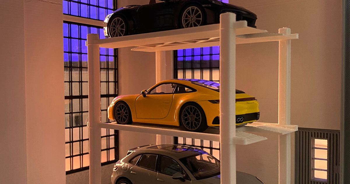 1:43 die cast car model multi-level display stand by Geddy | Download ...