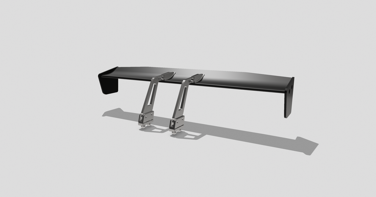 1/10 rc car swan neck wing by BLVCKBEAST | Download free STL model ...