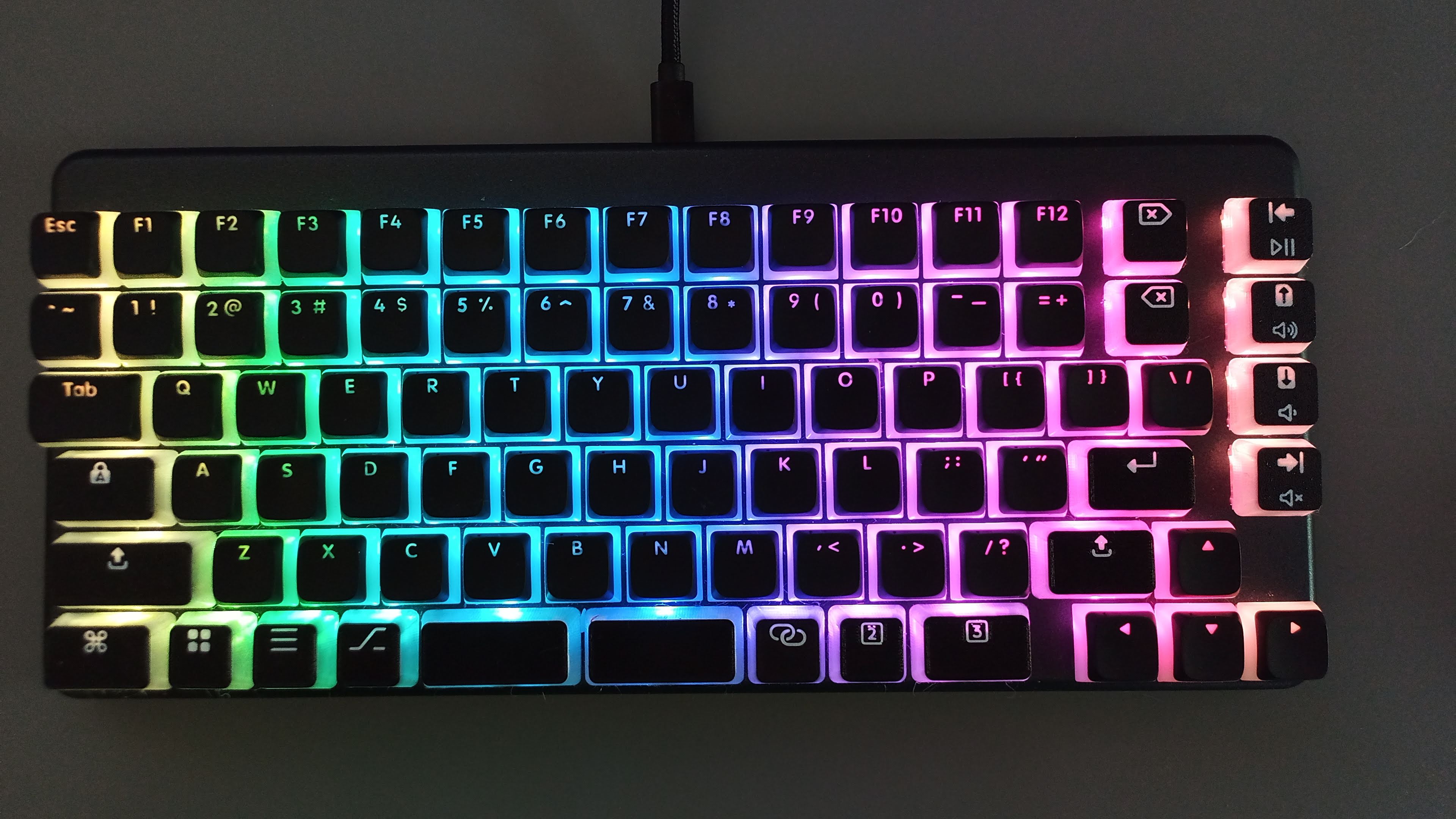 Translucent keycaps for Launch keyboard by bear454 | Download free STL ...