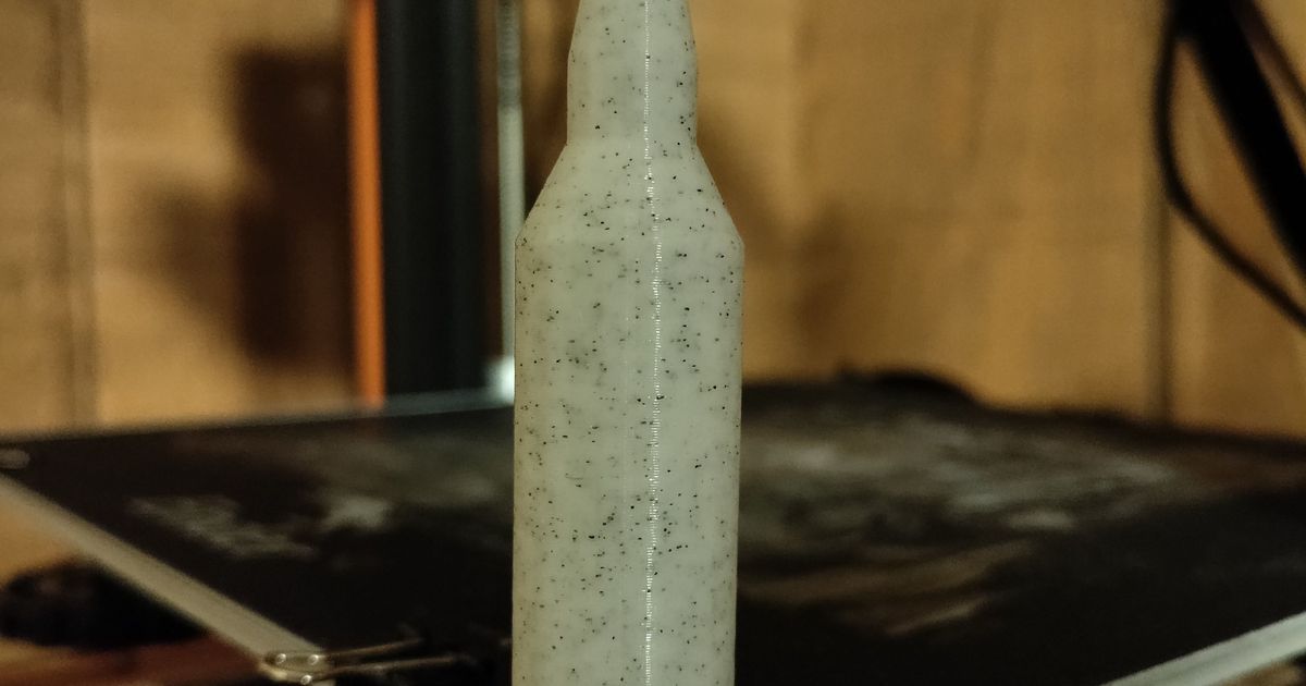 Extra Small Basic Bottle Model by redmaster711 | Download free STL ...