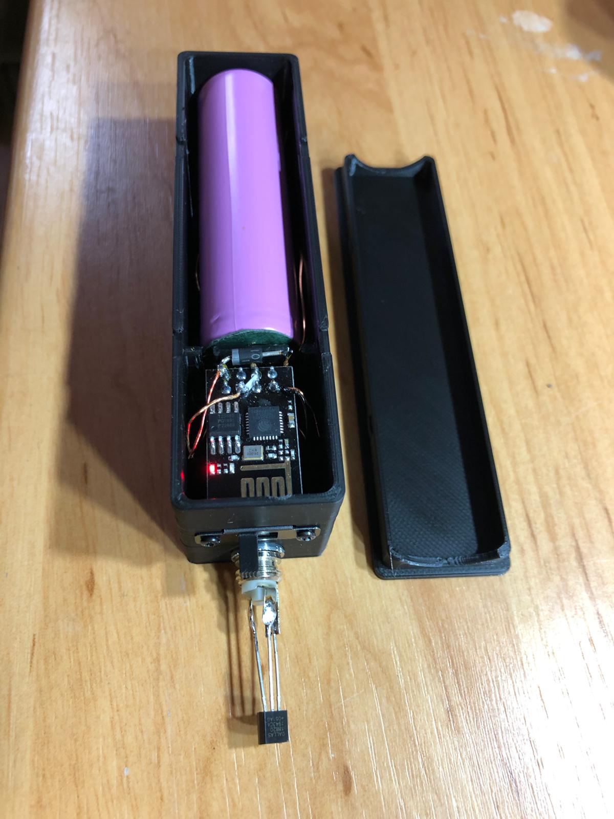 ESP8266 18650 enclosure project box. by Wilfred | Download free STL ...