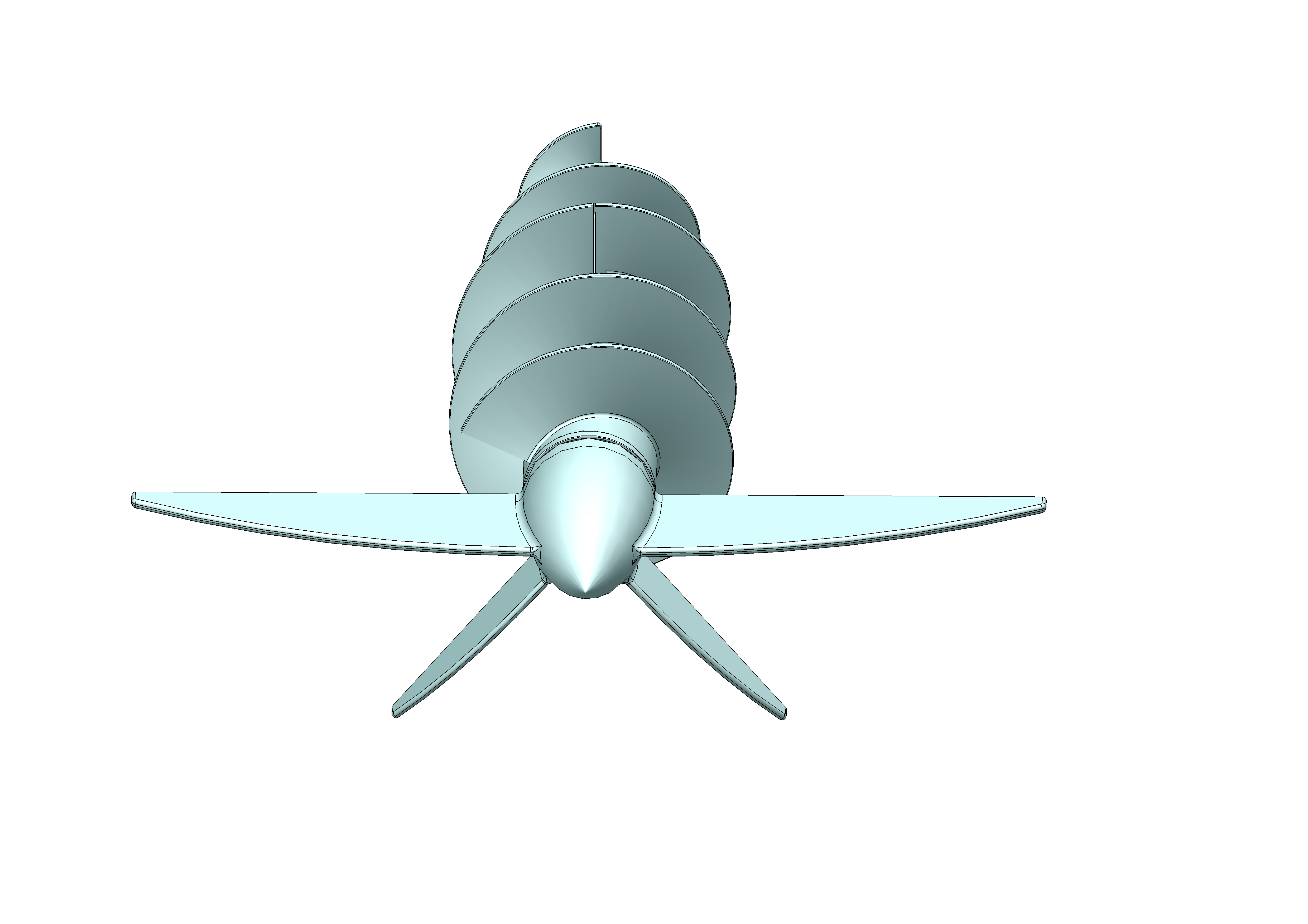 Water screw vessel by husaa | Download free STL model | Printables.com