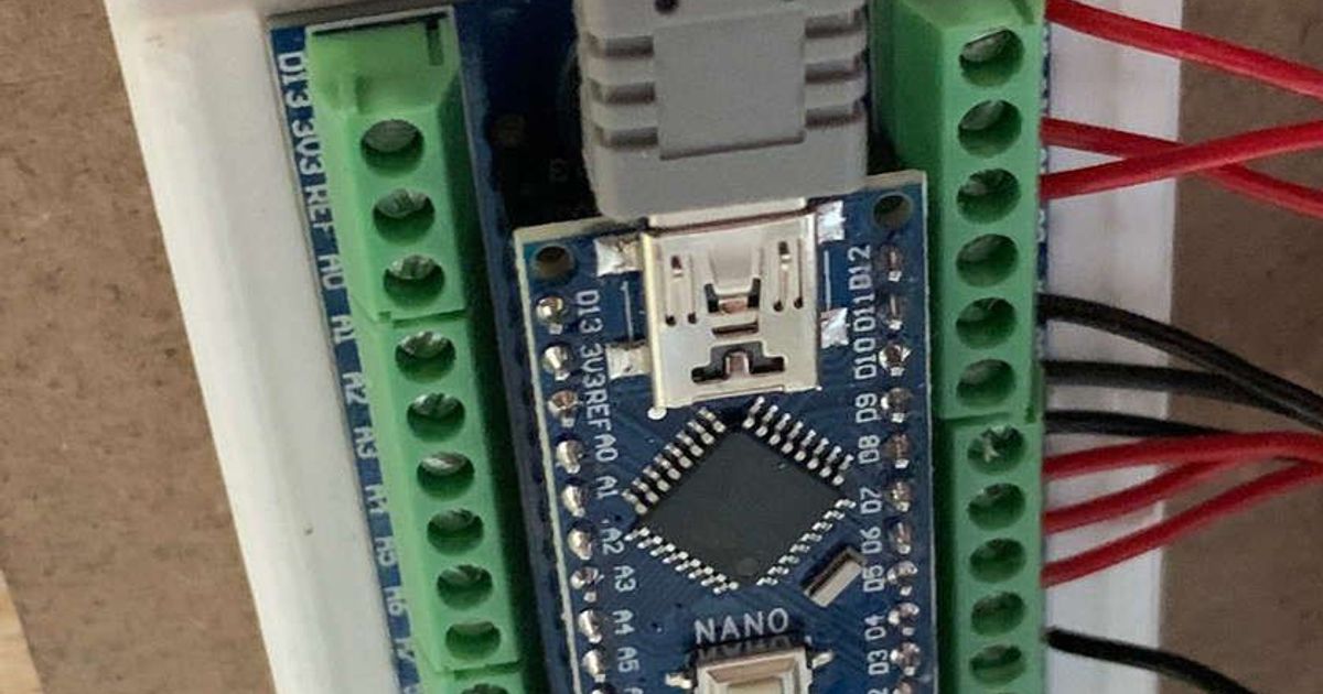 Arduino Nano Expansion Board Base by balthisar | Download free STL ...