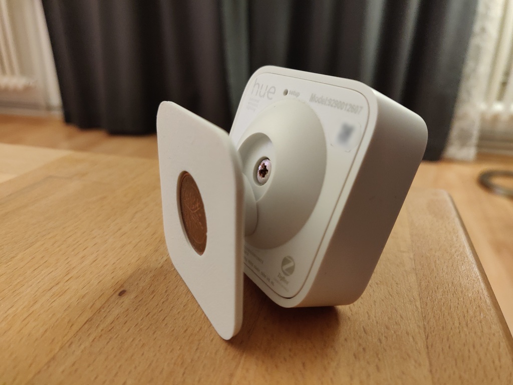 Holder for Philips Hue Motion Sensor, adhesive attachment by Bob09 ...