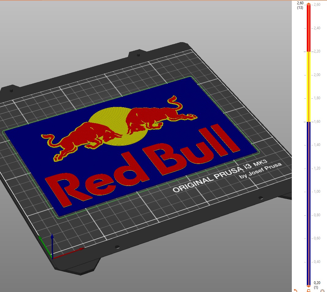 PLAQUE RED BULL (Single & Multimaterial ) von Printitou3D | Kostenloses ...